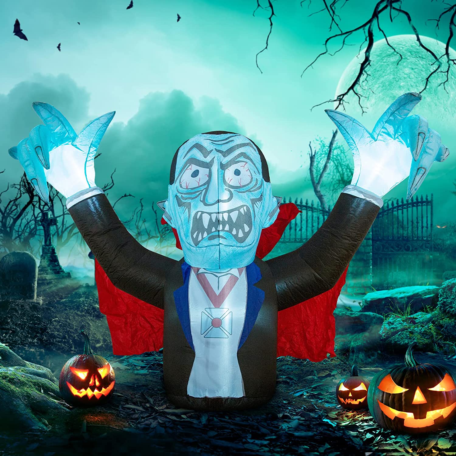 GOOSH 6.8 FT Halloween Inflatable Outdoor Vampire with Red Cloak $29.99 ... GOOSH 6.8 FT Halloween Inflatable Outdoor Vampire with Red Cloak $29.99 ...