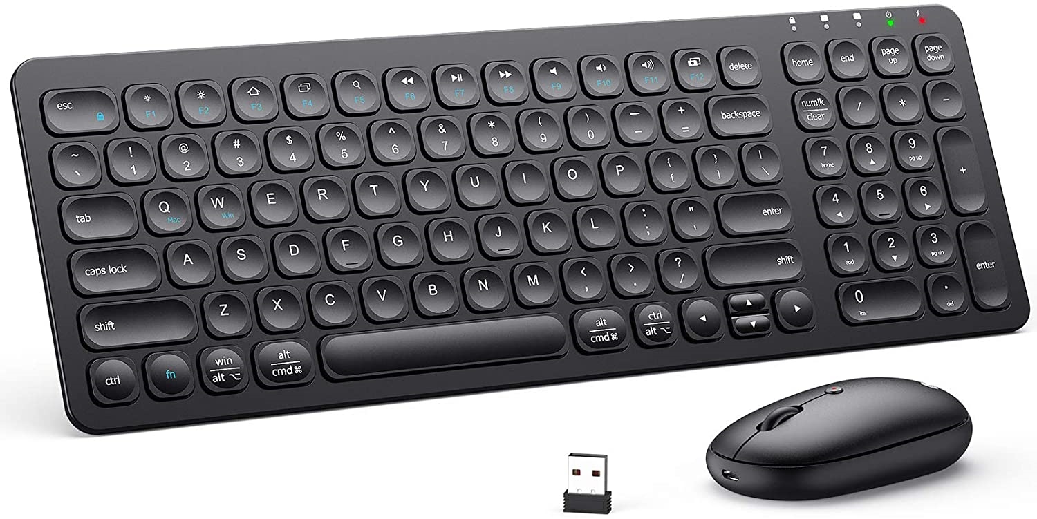 iClever GK15 Wireless Keyboard and Mouse Combo $13.49 + Free Shipping w ...