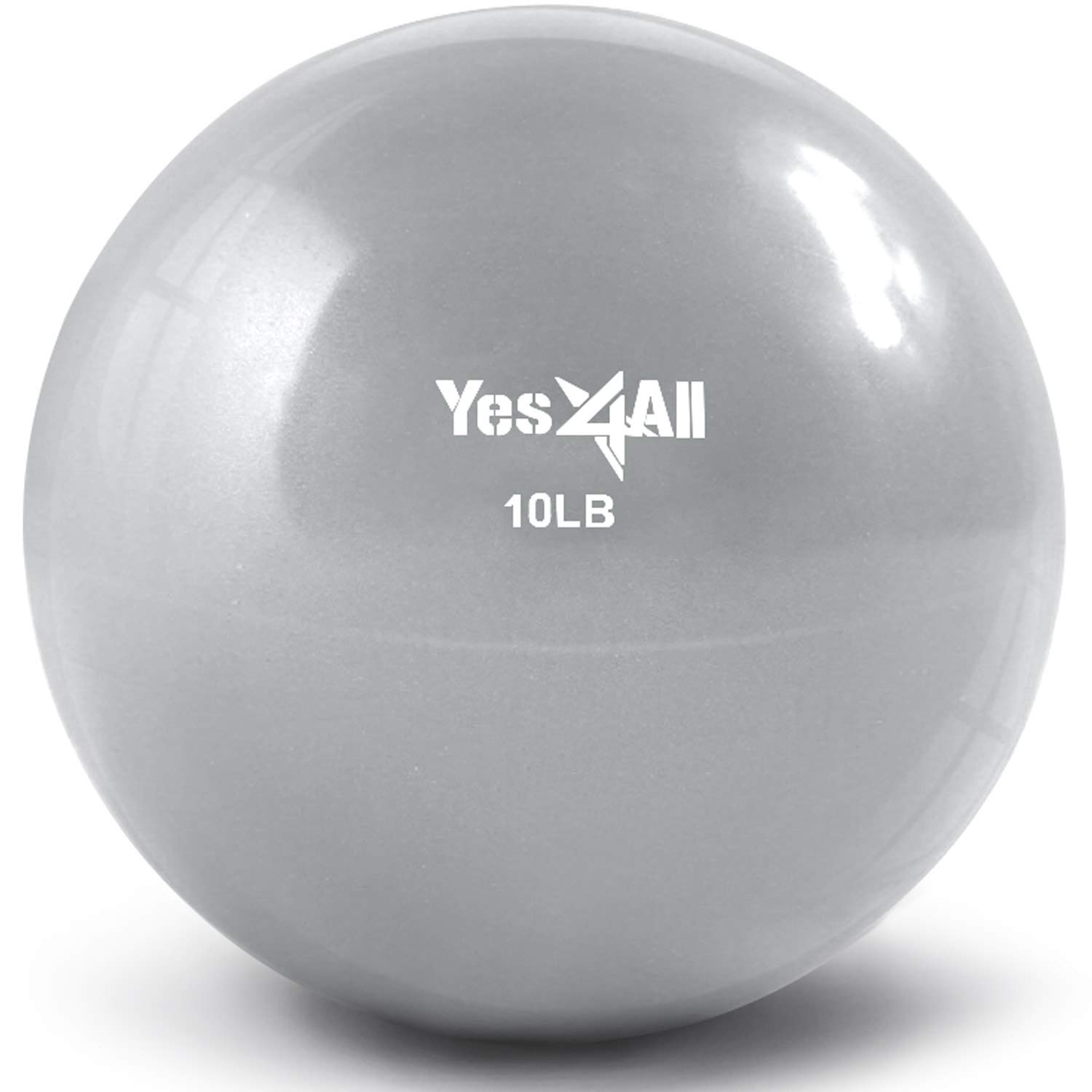 10-Lb Yes4All Soft Weighted Toning Exercise Ball $9.99 @ Amazon
