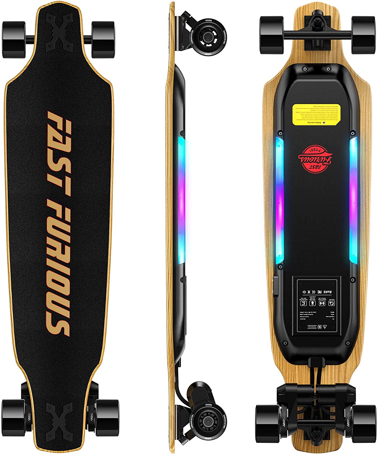 Electric Skateboard 1800W Dual Motors with Remote Control $558.99
