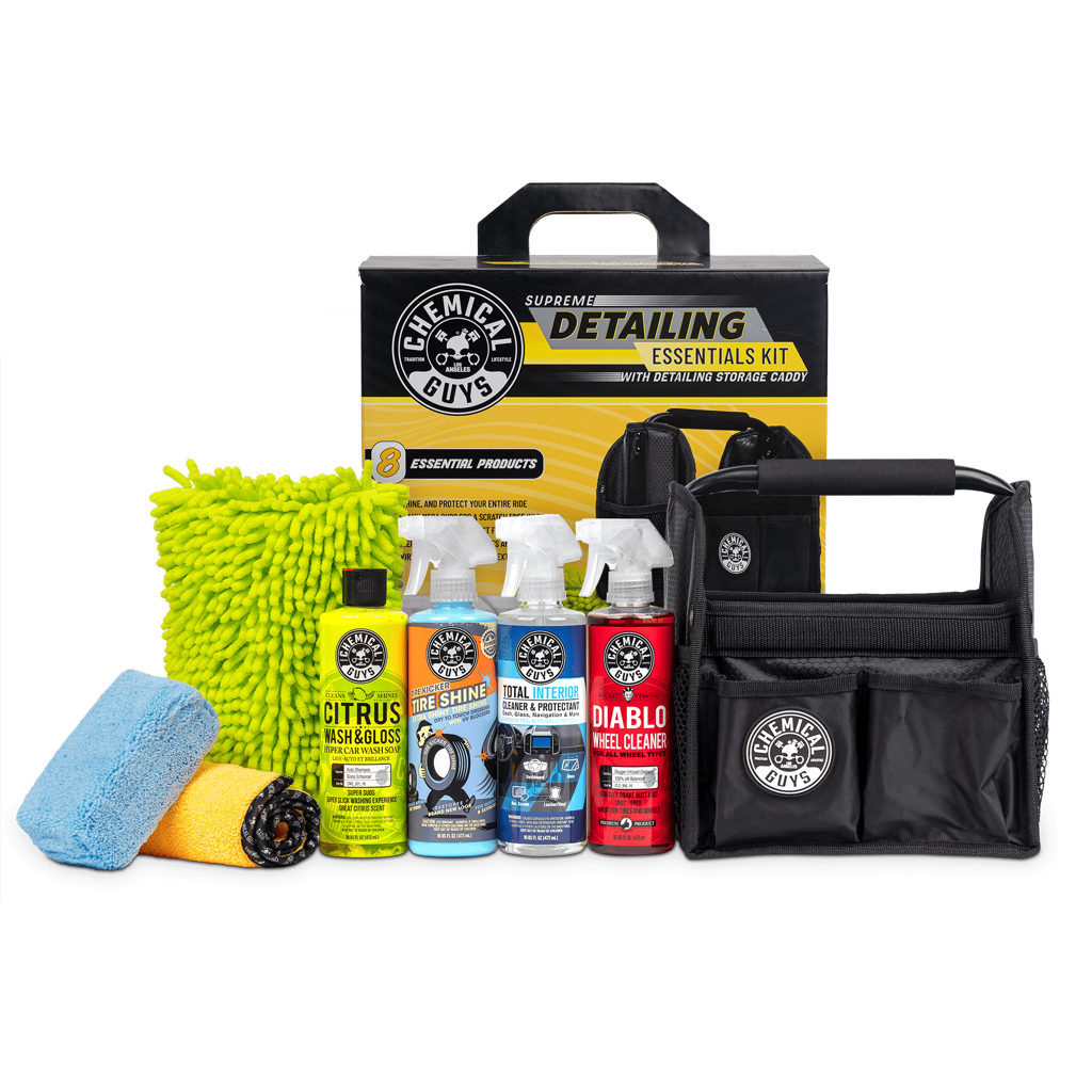 Chemical Guys Supreme Detailing Essentials Kit with Detailing Storage ...