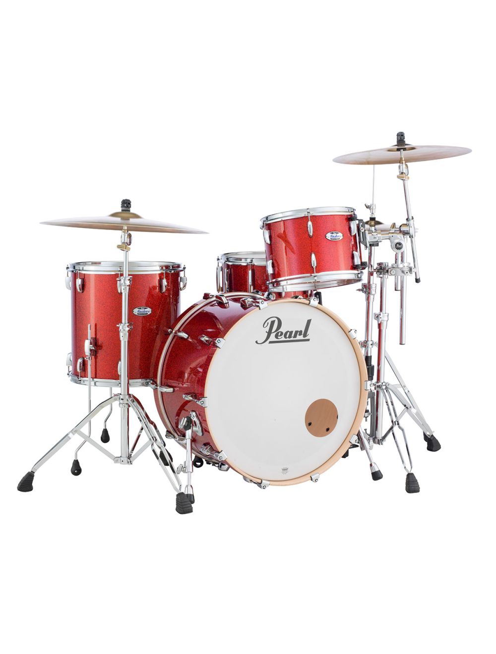 Pearl Masters Maple Complete 3-pc. drum set Shell Pack - Vermilion ...