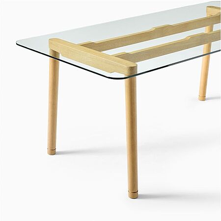 West Elm Larson Glass Dining Table (76") $274.97 - 2024-11-21