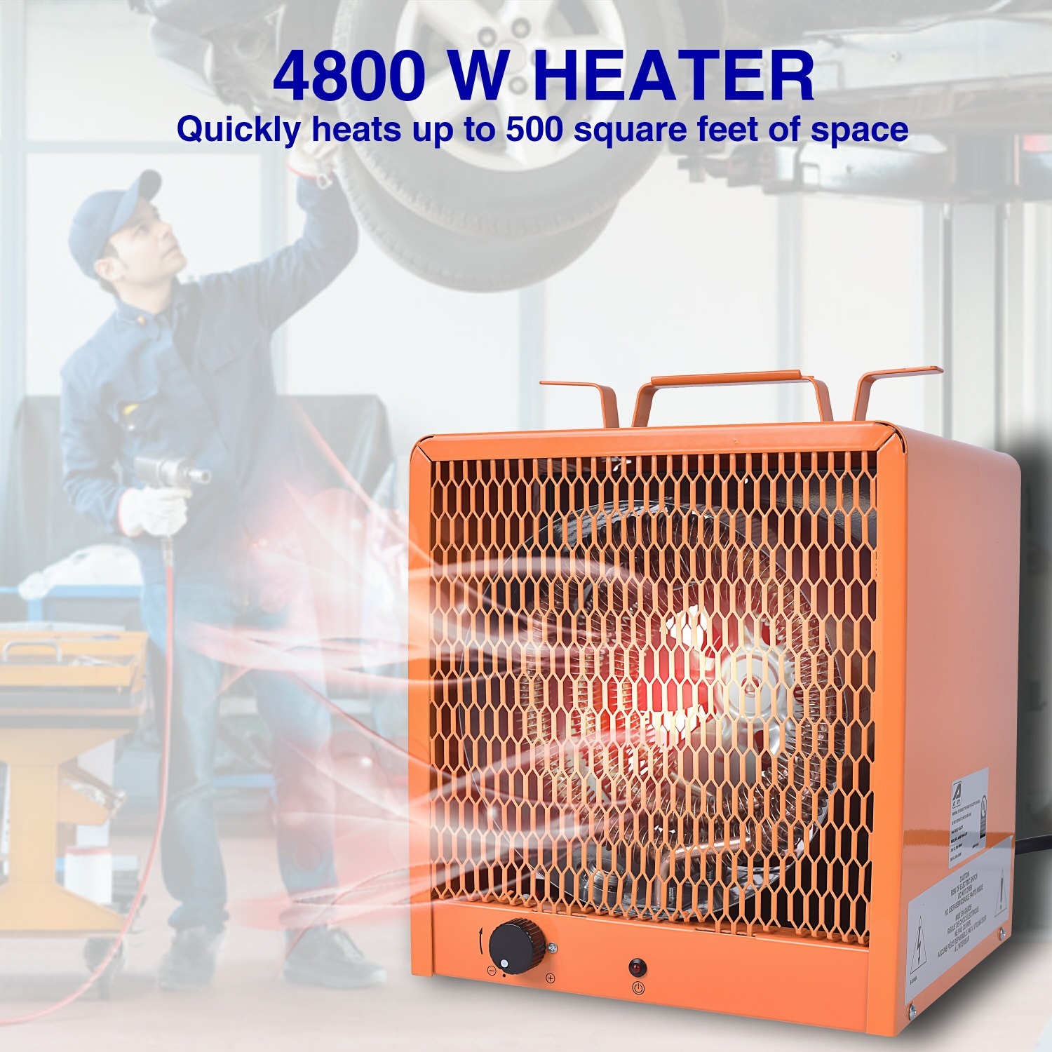 4800W Aain 240V Portable Workspace Heater $80 + Free Shipping
