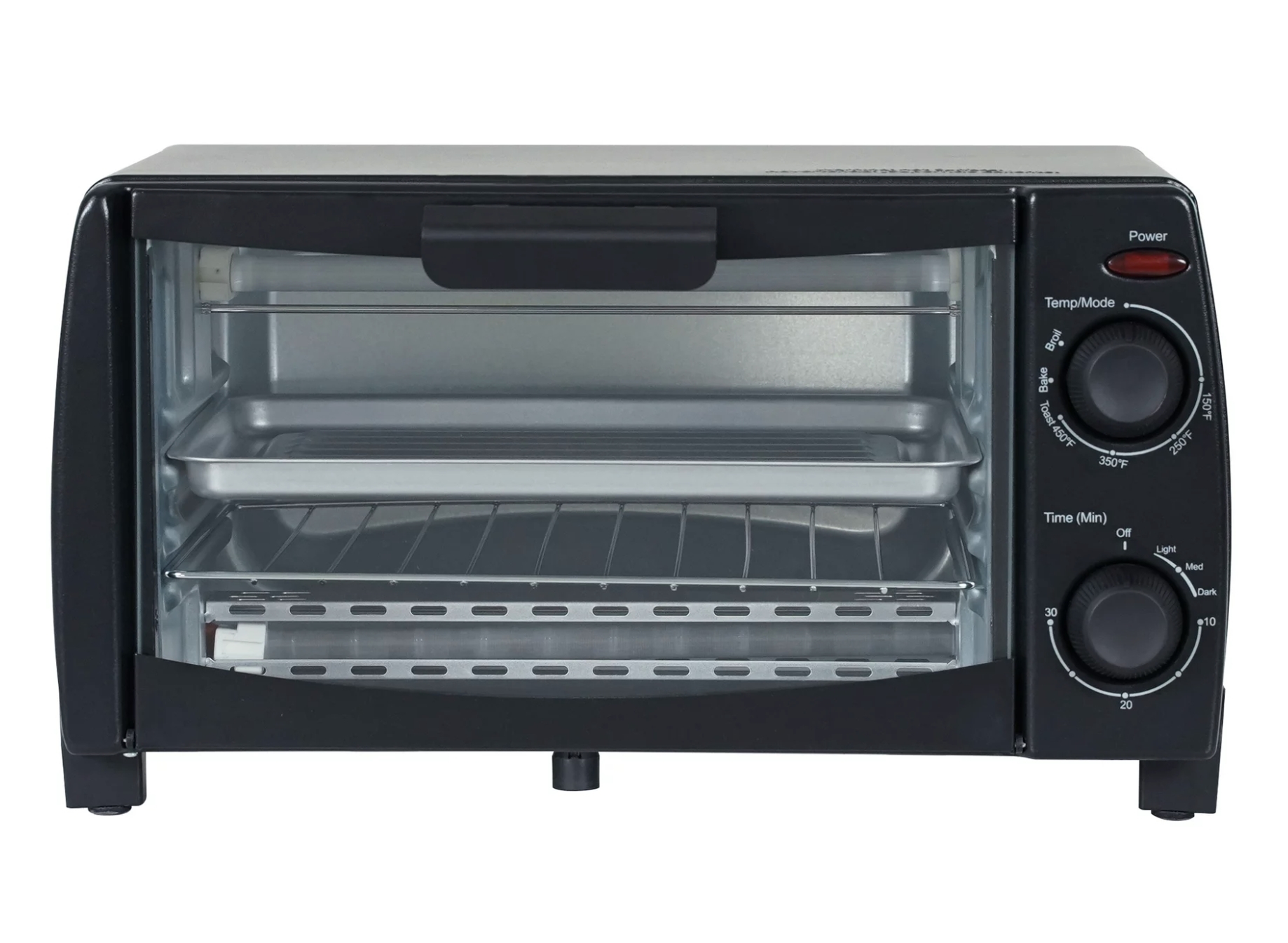 Mainstays 4 Slice Toaster Oven (Black) $19.96 + Free Store Pickup or FS ...