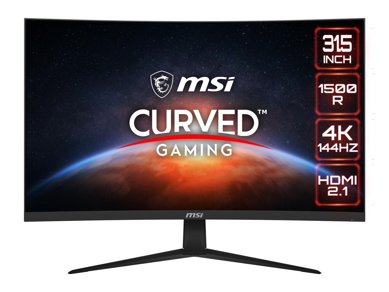 32" MSI 4K (3840 x 2160) UHD 144Hz 1ms 300 Nit AMD FreeSync Curved ...