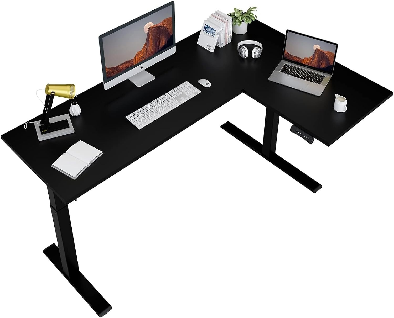 FlexiSpot Pro Corner Desk Dual Motor L Shape Standing Desk (63"x40 ...