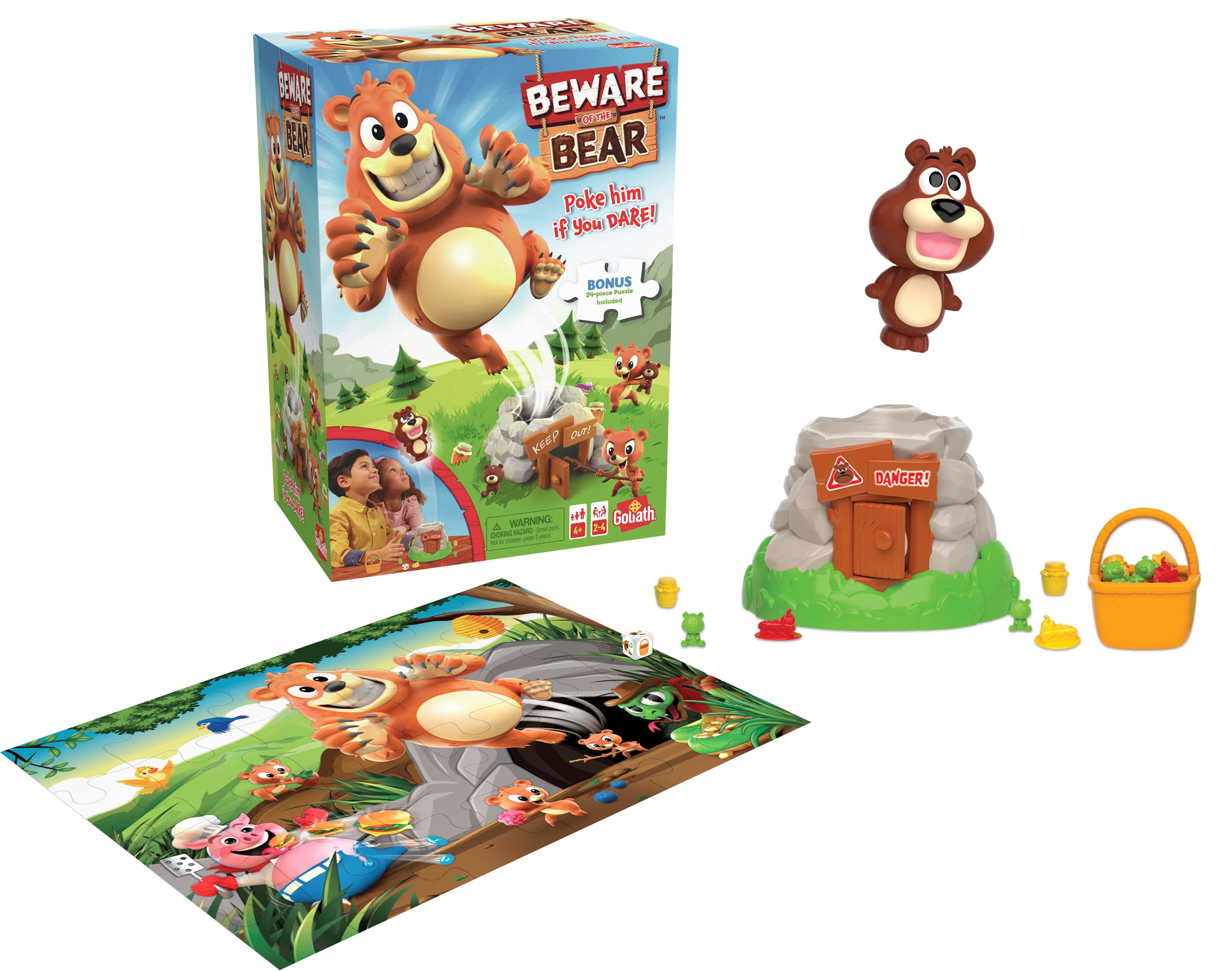 Beware of The Bear Game: Poke The Bear and Sneak The Goodies Before He ...