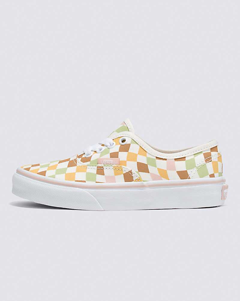 Vans: Girls' Authentic Wavy Check Shoe (Multi/True White) $18, Boys' or ...