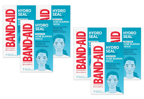3-Pack 7-Count Band-Aid Hydro Seal Acne Blemish Patches 2 for $13.64 ...