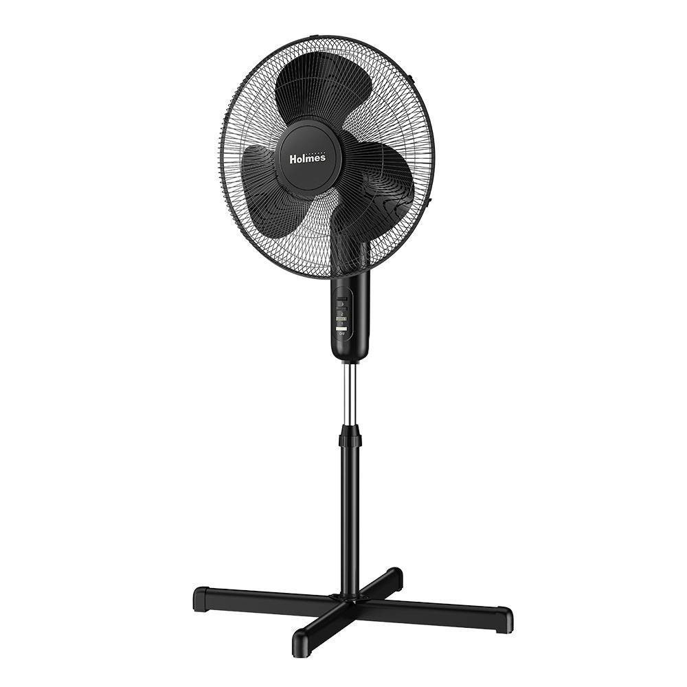 16" Holmes 3-Speed Oscillating Adjustable Pedestal Fan (2 Colors) $24 ...
