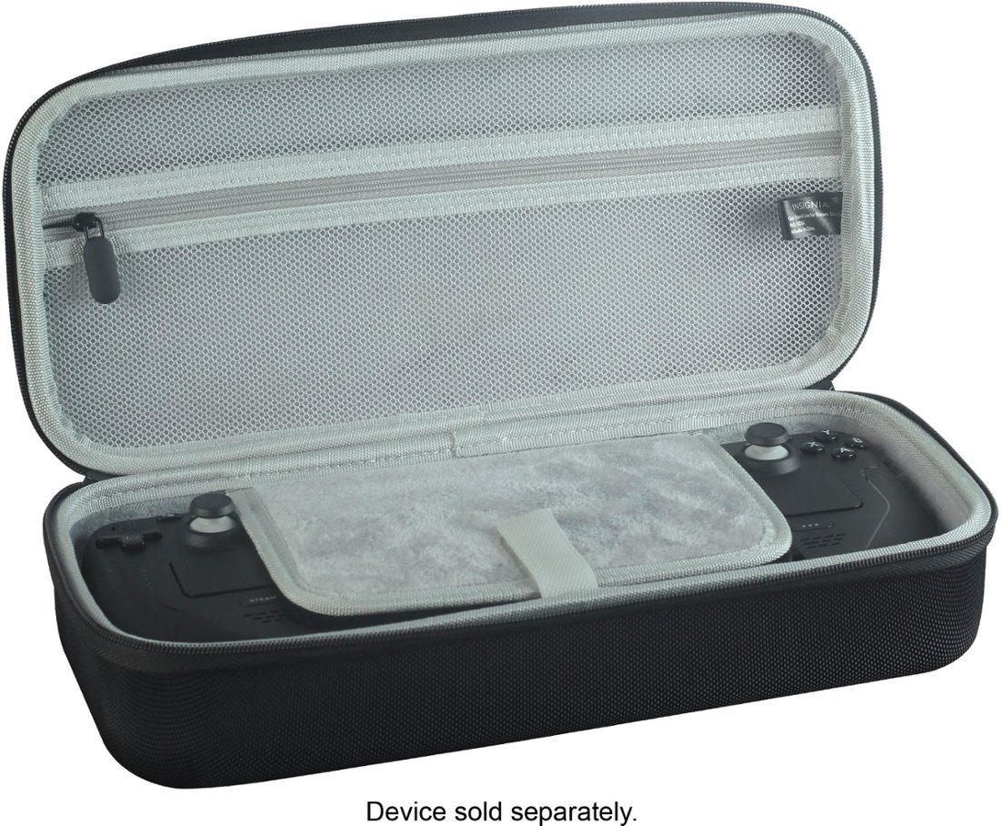 Insignia Steam Deck Accessories: Travel Case $11, Screen Protector $7 ...