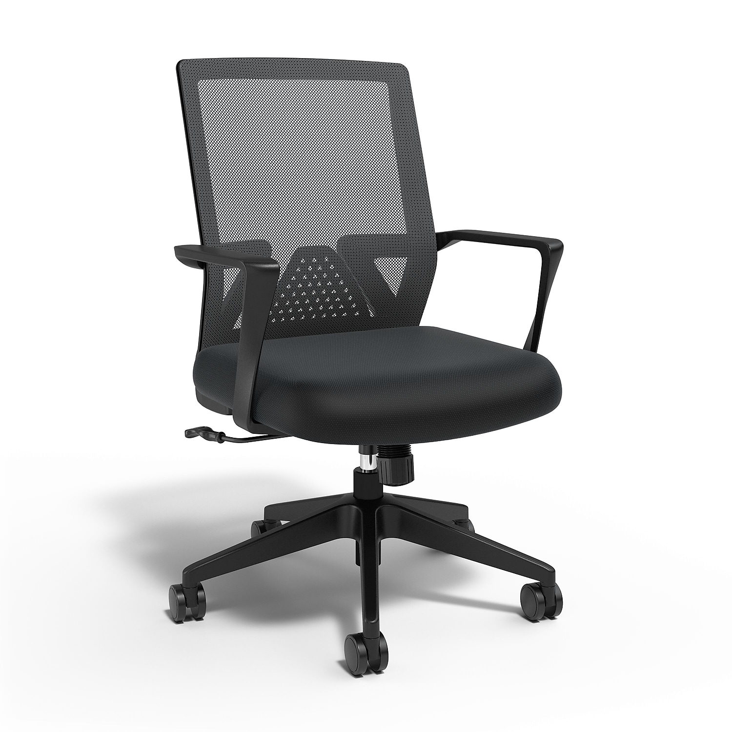 Staples Cartwright Ergonomic Fabric Swivel Task Chair (Black)