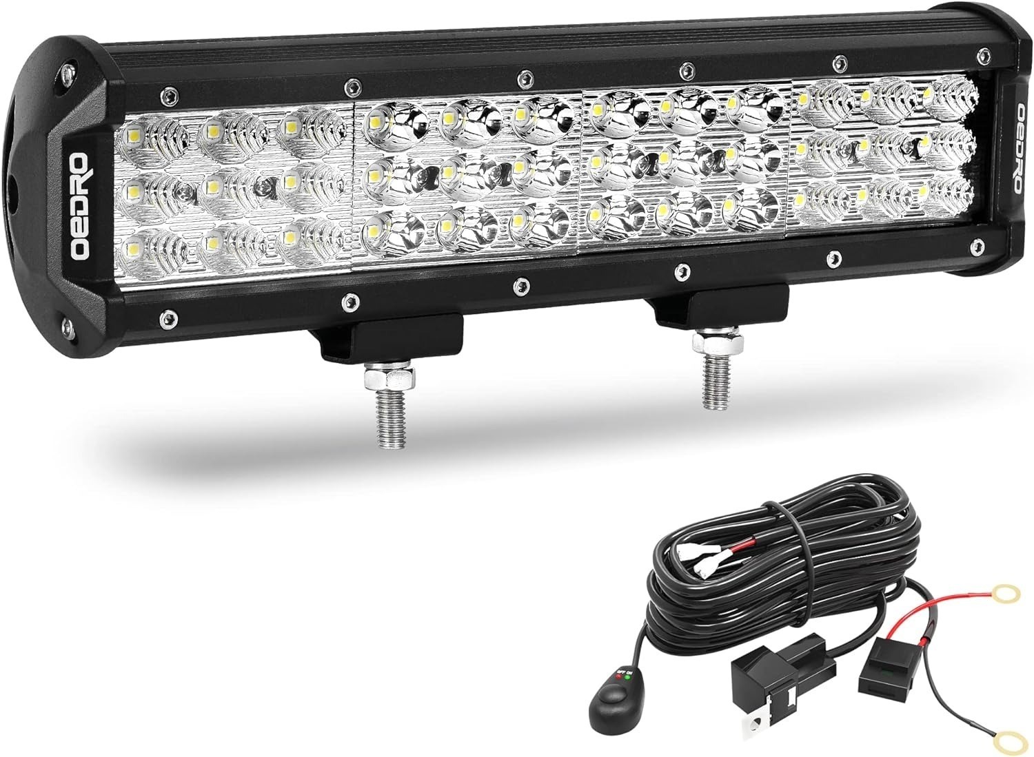 OEDRO 12" 180W LED Vehicle Light Bar (for Truck, Boat, ATV, etc.) w ...