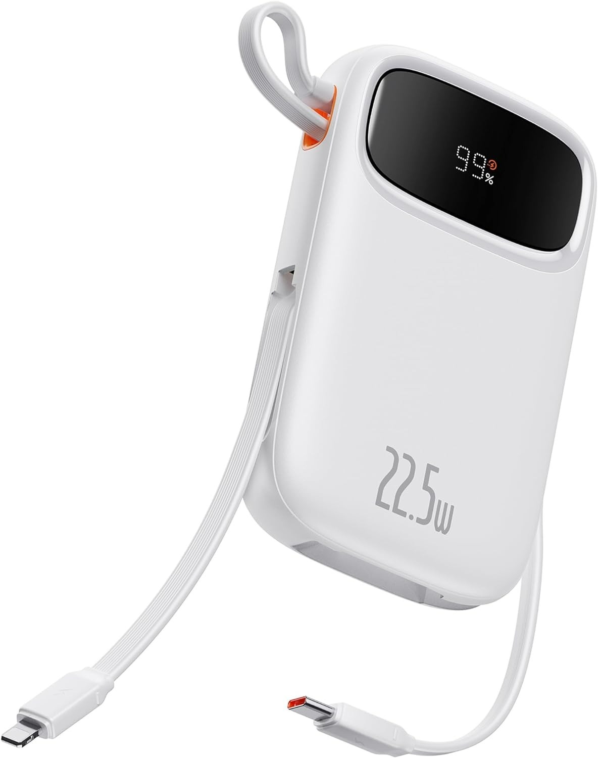 Baseus 22.5W 10,000mAh Portable Power Bank w/ Built-In USB-C/Lightning ...