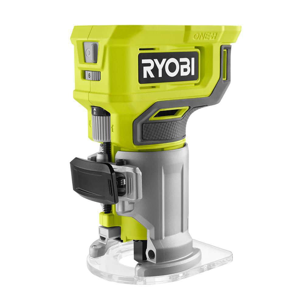 RYOBI ONE+ 18V Cordless Compact Fixed Base Router (Tool Only) PCL424B ...