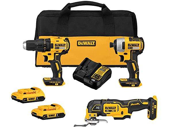 DEWALT 20V MAX Brushless Cordless, 3-tool Kit (DCK379D2) $238.97