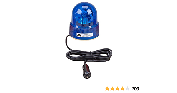 Wolo (3105-B) Beacon Light Rotating Emergency Warning Light - 12 Volt ...