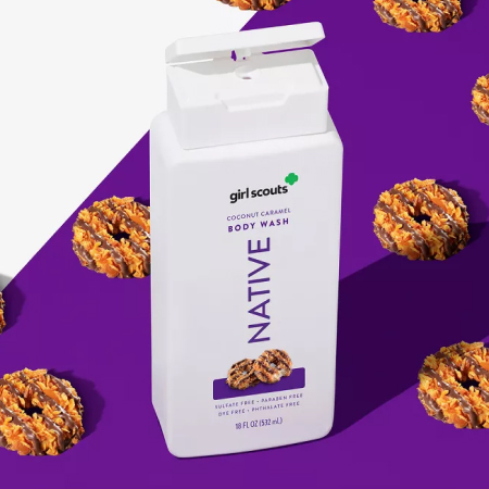 Native Limited Edition Girl Scout Coconut Caramel Cookie Body Wash $9 ...