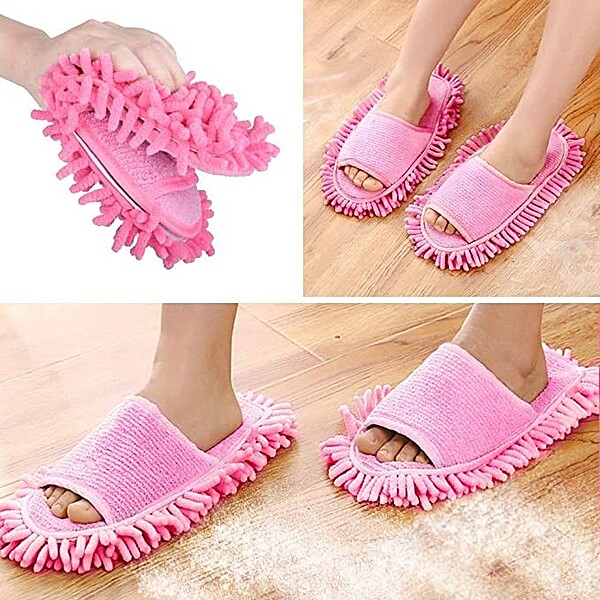 Milky House Microfiber Cleaning Slippers $18 - Firstfinds