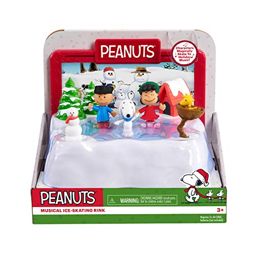 Peanuts Musical Ice Skating Rink $14.35 + Free Shipping w/ Prime or on ...