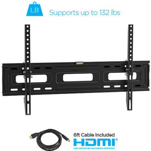 DuraPro Tilting TV Wall Mount Kit & HDMI Cable (24" - 84" TVs; DRP790TT ...