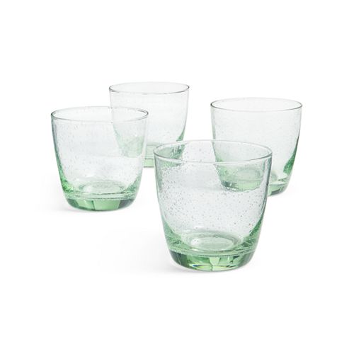 4-Piece Oake Bubble Glass Double Old-Fashioned Glassware Set $8.60 ...