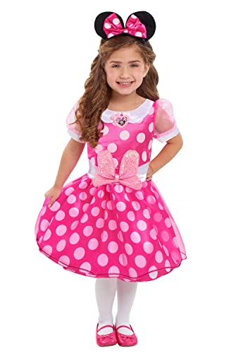 Minnie Mouse Bowdazzling Dress w/ Headband Set (Fits 4-6x) $12 + Free ...