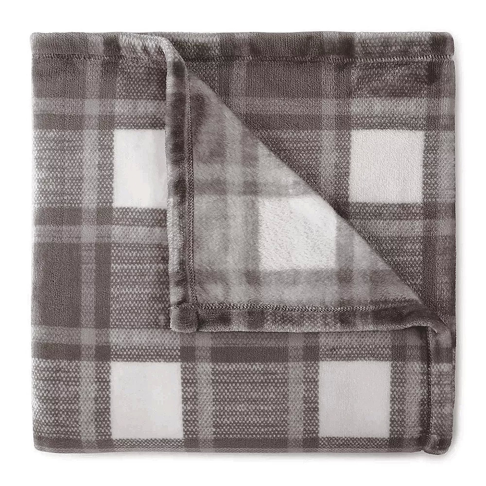 60"x50" Home Expressions Velvet Plush Print Throw $8 + Free Store Pick ...