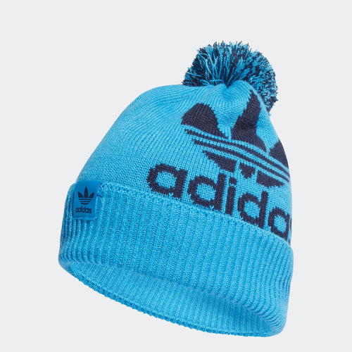 adidas Men's Adicolor Archive Bobble Beanie (Pulse Blue/Night Indigo ...
