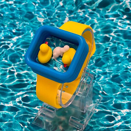 Watches That Don't Tell Time: Classic Rubber Duck Watch $63 - Firstfinds