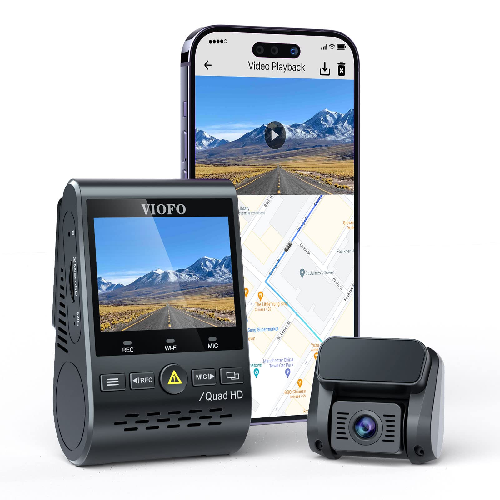 VIOFO A129 Plus Duo 2K 60fps Front & 1080p 30fps Rear Dash Cams $133.90 VIOFO A129 Plus Duo 2K 60fps Front & 1080p 30fps Rear Dash Cams $133.90