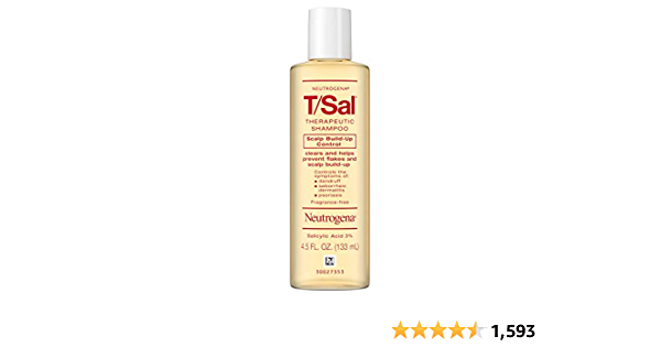 Neutrogena T/Sal Therapeutic Shampoo for Scalp Build-Up Control with ...