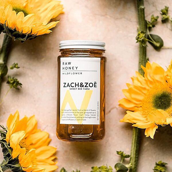 Zach and Zoe Raw Wildflower + Blueberry Honey Gift Set $44 - Firstfinds