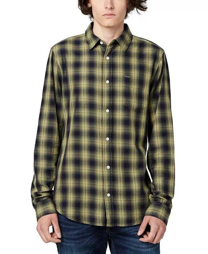 Buffalo David Bitton Men's Sonb Twill Cotton Plaid Shirt (2 Colors) $15 ...