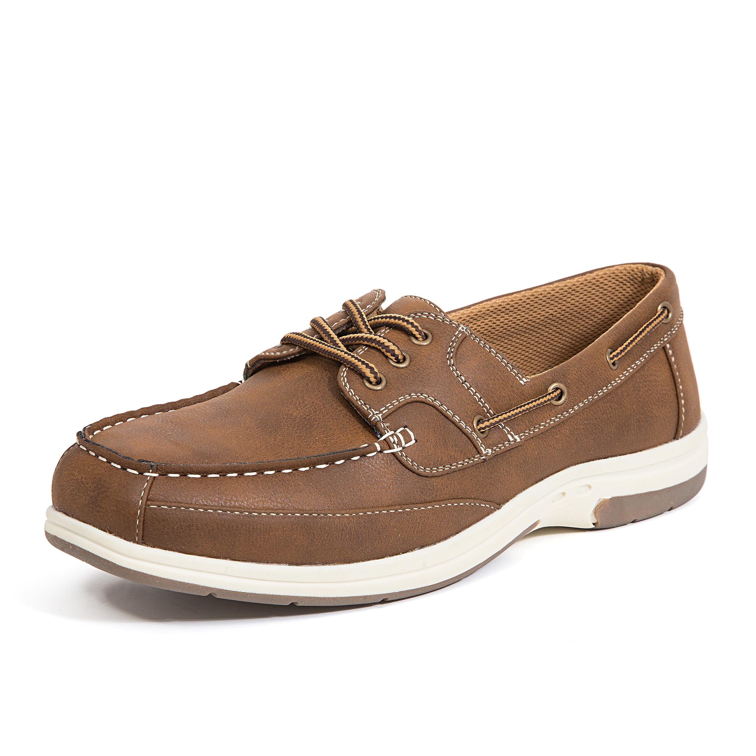 Deer Stags Men's Mitch Memory Foam Boat Shoes (Dark Tan) $20 + Free ...