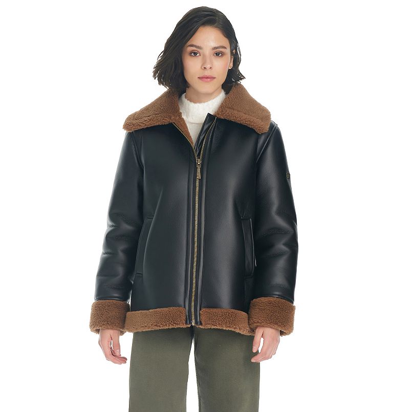 Koolaburra by UGG Women's Motorcycle Shearling Jacket (2 Colors) $50 ...