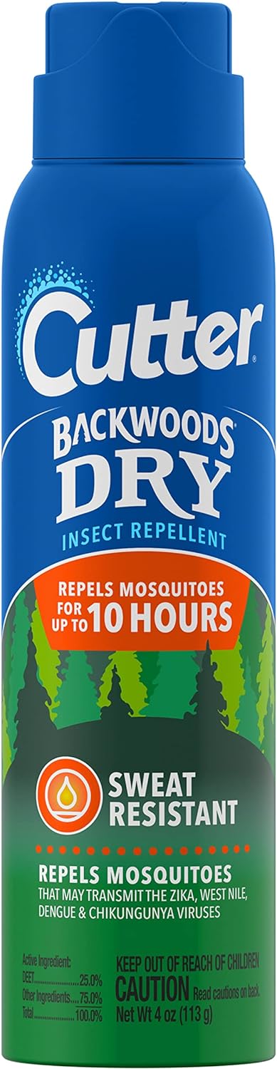 4-Oz Cutter Backwoods Dry Insect Repellent Spray (Unscented) $3.47 ...