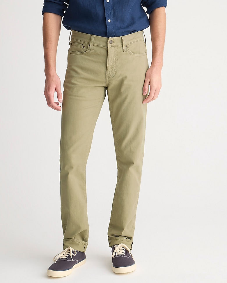 J.Crew Men's 484 Slim-Fit Garment-Dyed Five-Pocket Pant (4 Colors) $19 ...