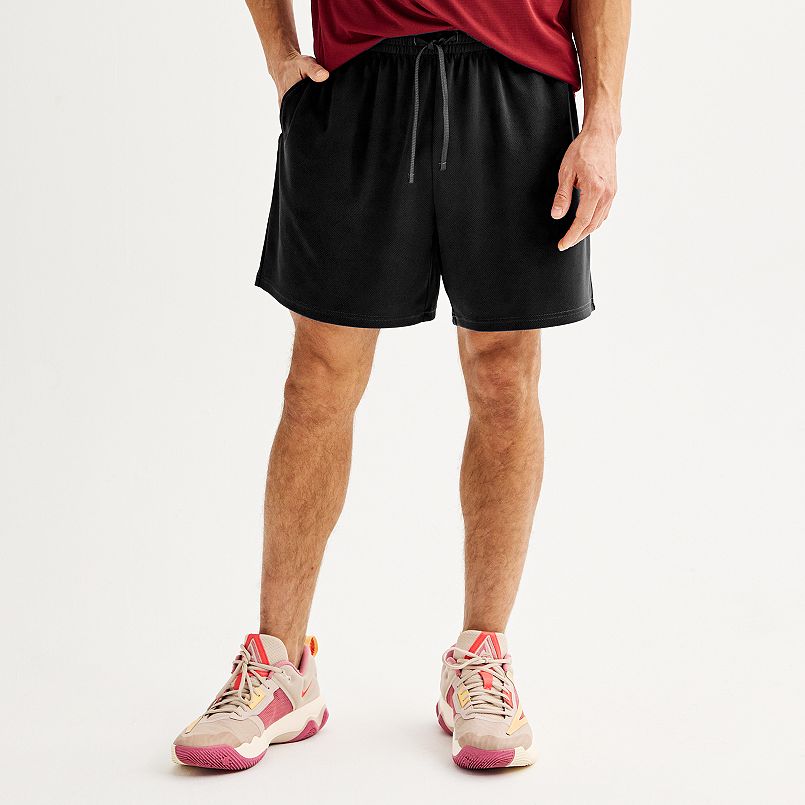 Tek Gear Men's Above-The-Knee Mesh Shorts (Various) $6.96 + Free Store ...