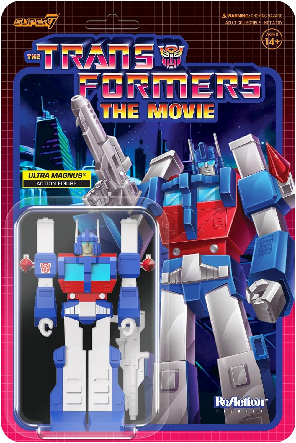 Prime Members: 4'' Super7 Ultra Magnus The Transformers Movie Reaction ...