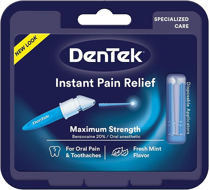 50-Count DenTek Instant Oral Toothache Pain Relief Maximum Strength Kit (Fresh Mint) $4.75 w/ S ...
