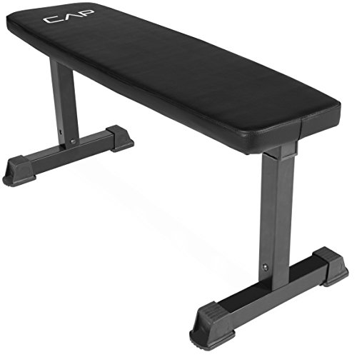 CAP Barbell Flat Weight Bench (500-lb Capacity, Black) $45.19 + Free ...