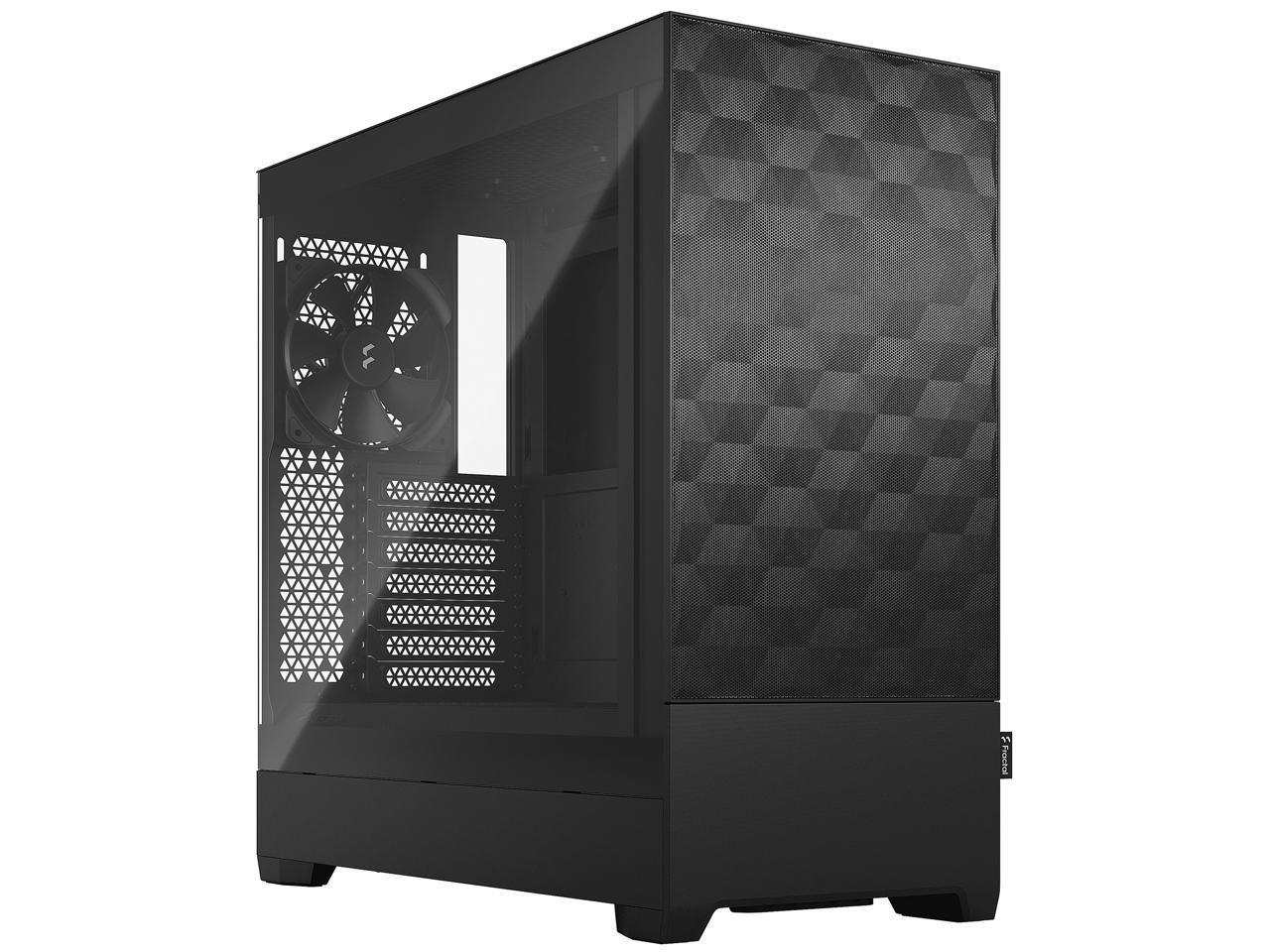 Fractal Design Pop Air TG ATX Mid Tower Computer Case (Black, Clear ...