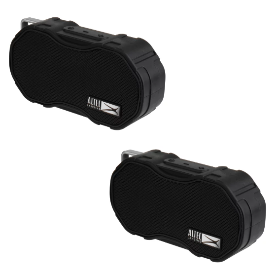 2-Pack Altec Lansing Baby Boom XL Waterproof Speaker (Black or Blue)