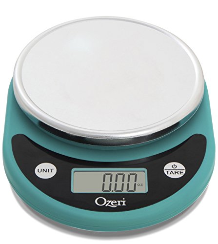 Ozeri Pronto Digital Multifunction Kitchen & Food Scale (Black/Teal)