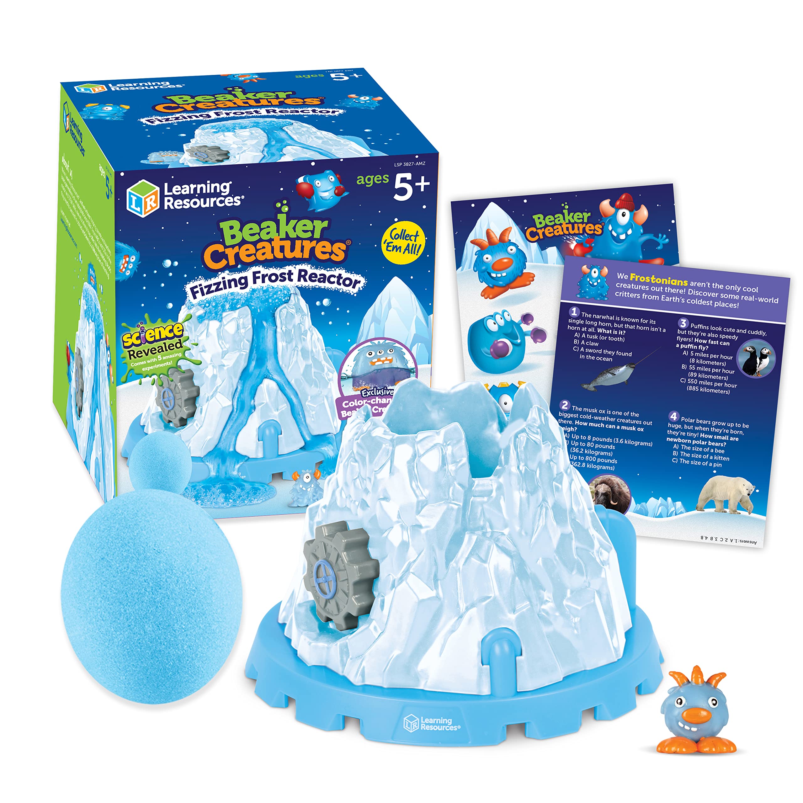 Learning Resources Beaker Creatures Fizzing Frost Reactor - 6 Pieces ...