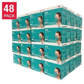 Costco Members: 960-Count BYD N95 Particulate Respirator Disposable Face Masks