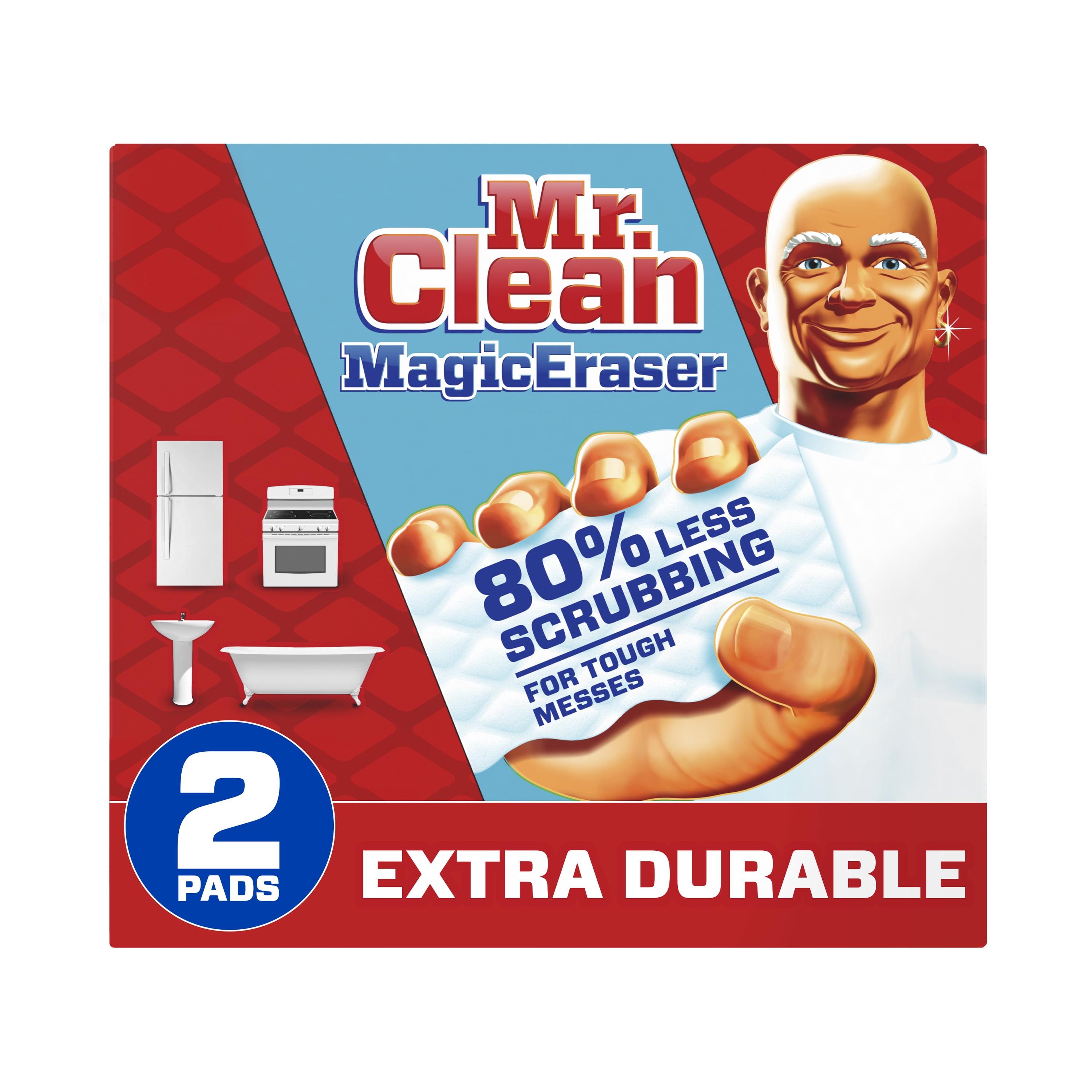 Buy 2x of Mr. Clean Magic Eraser Extra Durable Cleaning Pads with ...