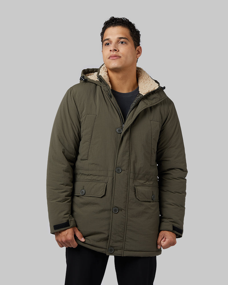 Men S Commuter Tech Sherpa Lined Parka